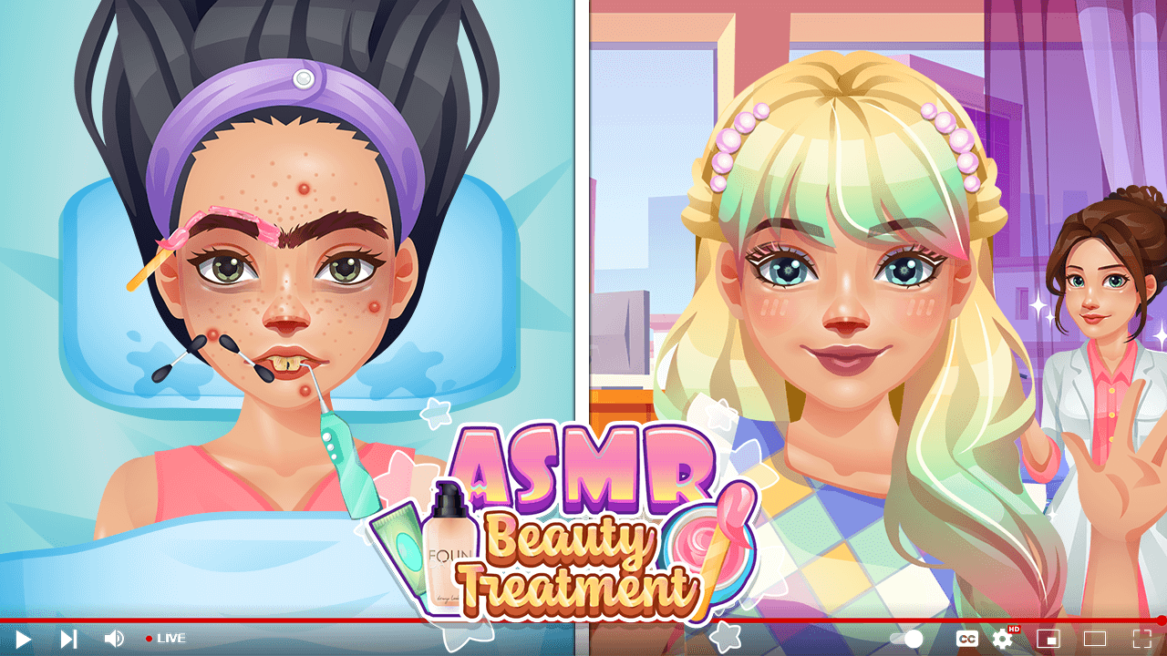ASMR Beauty Treatment 🕹️ Jeux Gratuits sur Play123