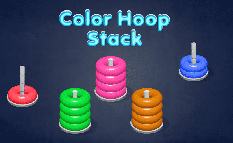 Color Hoop Stack 🕹️ Jeux Gratuits sur Play123