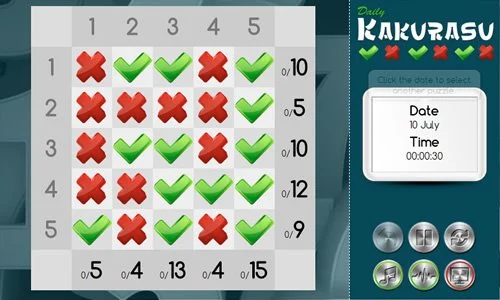 Daily Kakurasu 🕹️ Jeux Gratuits sur Play123