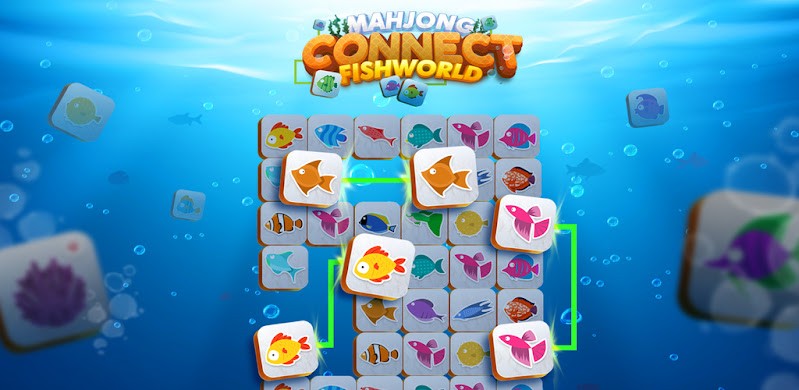 Mahjong Connect Fish World 🕹️ Jeux Gratuits sur Play123