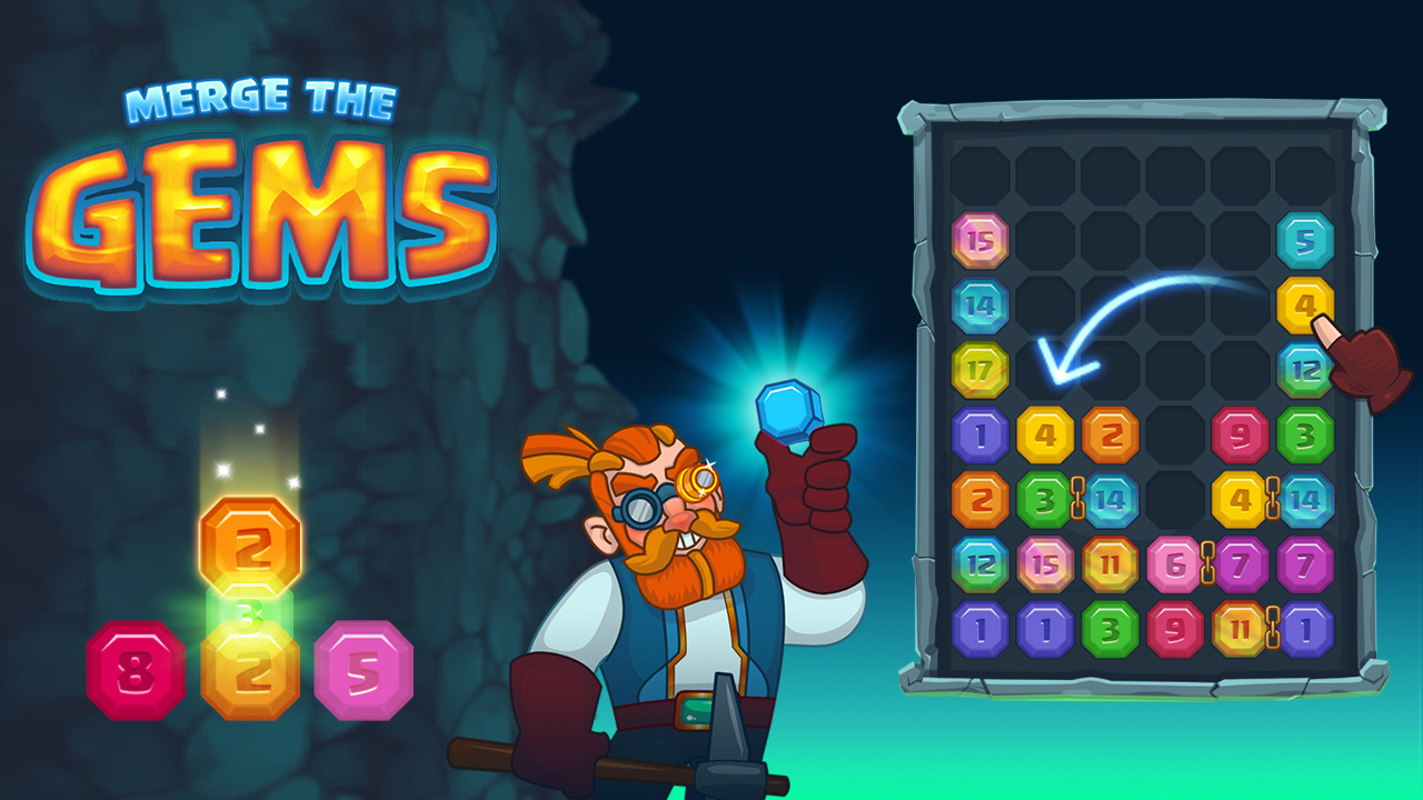 Merge the Gems 🕹️ Jeux Gratuits sur Play123