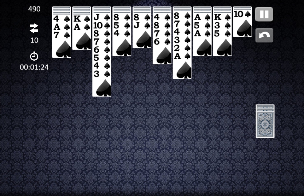 Spider Solitaire Classic 🕹️ Jeux Gratuits sur Play123