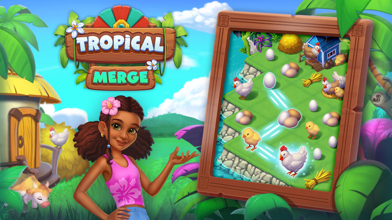 Tropical Merge 🕹️ Jeux Gratuits sur Play123