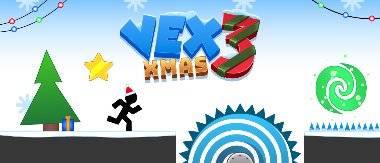 Vex 3 Xmas 🕹️ Jeux Gratuits sur Play123